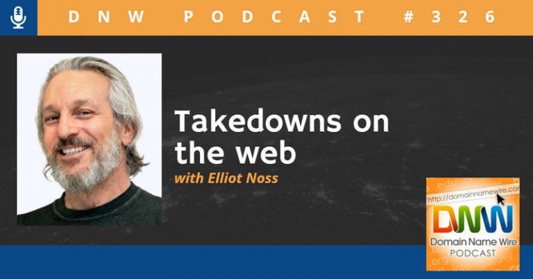 Takedowns on the Web with Elliot Noss - DNW Podcast #326 - Domain Name ...
