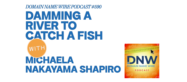 Damming a river to catch a fish - DNW Podcast #590 - Domain Name Wire ...